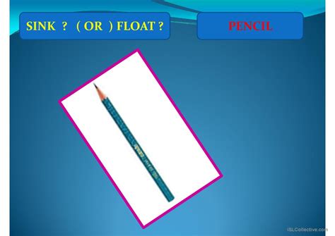 Sink Or Float General Readin… English Esl Powerpoints