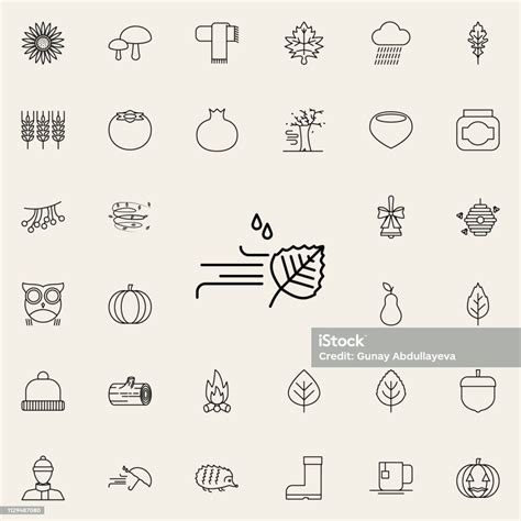 風アイコン普遍的な秋のアイコンを Web とモバイルを設定します アイコンのベクターアート素材や画像を多数ご用意 アイコン アイコン