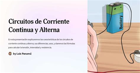 Circuitos De Corriente Continua Y Alterna