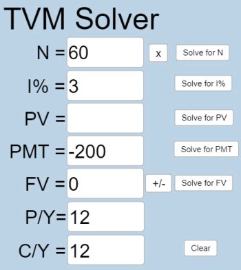 4 6 TVM Solver Calculator Finite Mathematics