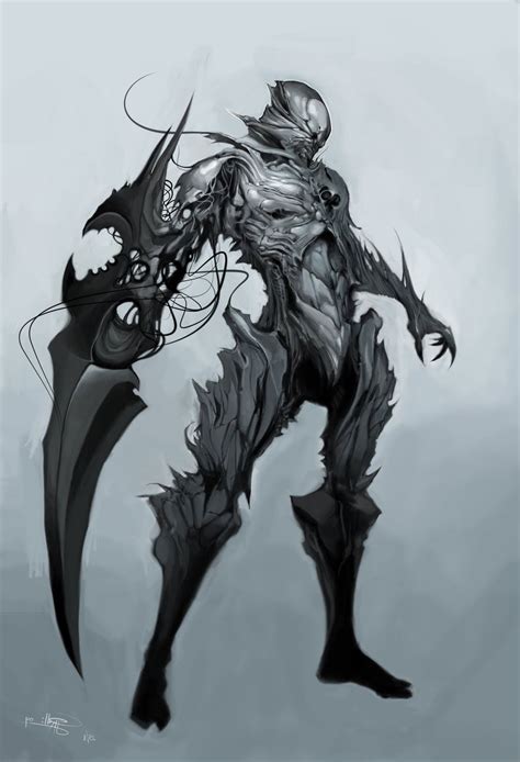 Alex Mercer Armored Form Blade By Hyb1rd 1982 Monster Art Monster