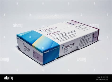 Aimovig Erenumab Aooe 140 Mg Package New Injectable Prescription