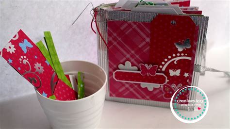 Tutorial Mini Album Scrapbook Facil Youtube