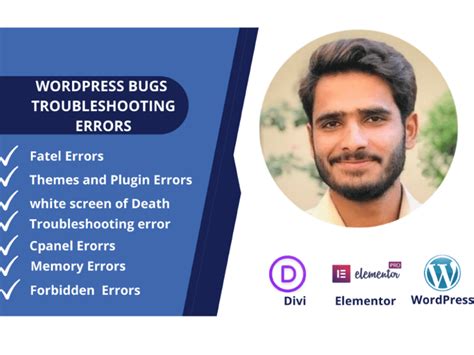 Fixed WordPress Website Bugs Errors Troubleshooting Issues Upwork