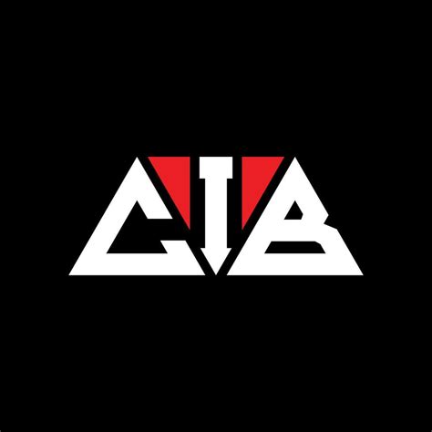 Cib Triangle Letter Logo Design With Triangle Shape Cib Triangle Logo