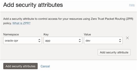 Create And Configure Oracle Cloud Infrastructure Zero Trust Packet Routing