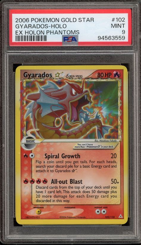 Gyarados Star 2006 Ex Holon Phantoms 102110 Holo Gold Star Price