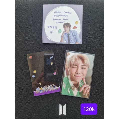 Jual RM Namjoon Official Photocard RPC DECO KIT BTS Shopee Indonesia
