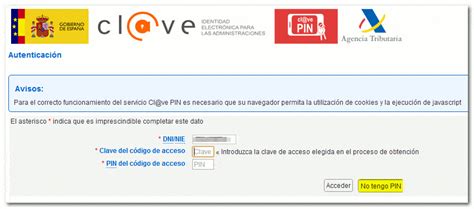 Solicitar Clave Pin