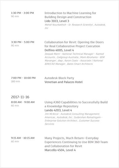 autodesk university 2017 schedule robinz cad blog