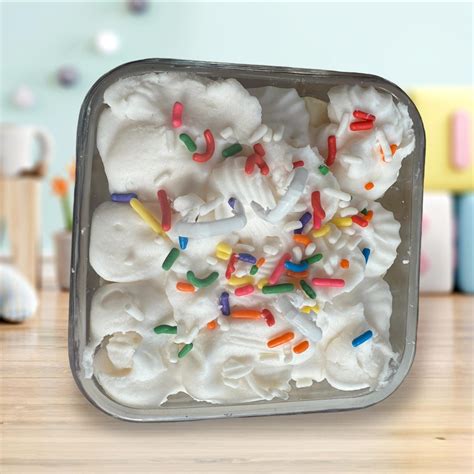 Birthday Cake Soy Wax Square Jar Handmade Square Jar Candle 14oz Etsy
