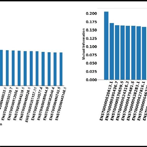 twenty five features are selected from a set of transcriptome features