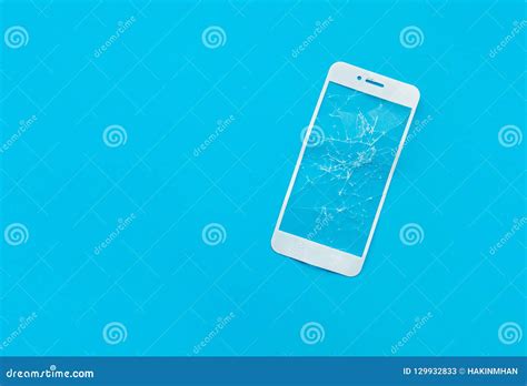Cracked Tempered Glass Shield Film Screen Cover For Mobile Phone Stock