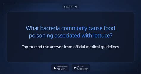 What Bacteria Commonly Cause Food Poisoning Associated With Lettuce