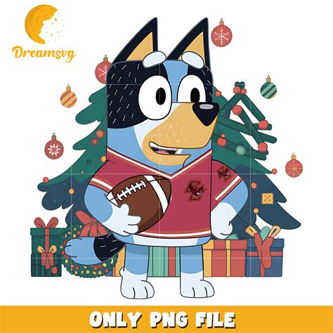 Bluey Christmas Tree Png Boston College Eagles Png Ncaa Png