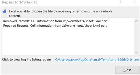 C Openxml Created Spreadsheet Found Unreadable Content Stack Overflow