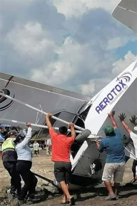 AVIONETA SE DESPISTA Y CAE EN ZANJA Diario Ahora