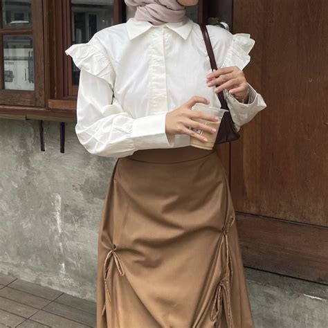 Jual Leviora Kirana Shirt Kemeja Ruffle Shopee Indonesia