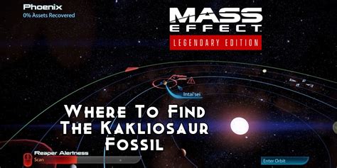 Mass Effect 3 Where To Find The Kakliosaur Fossil