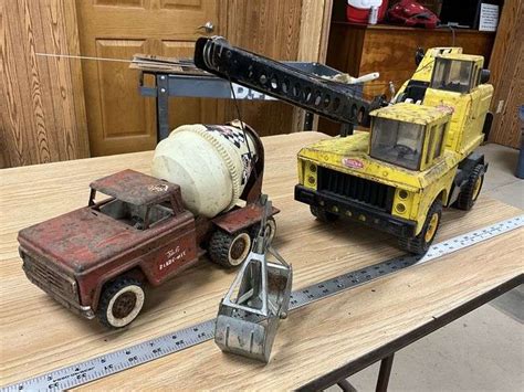 Tonka Crane Structo Cement Truck Legacy Auction Company