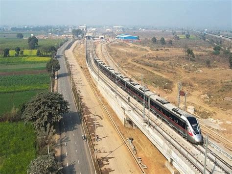 Over Head Equipment Tested Successfully By Running Train On Viaduct Of