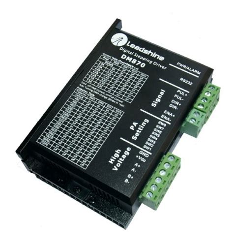 Schemat Podłączenia Sterownika Csmio Ip S Oraz Drivera Krokowego Leadshine Dm870 Simcnc Mach3