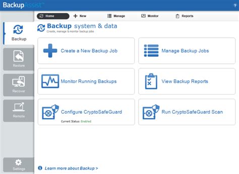 企业级家庭计算机备份保护 Backupassist Desktop V1400 App热