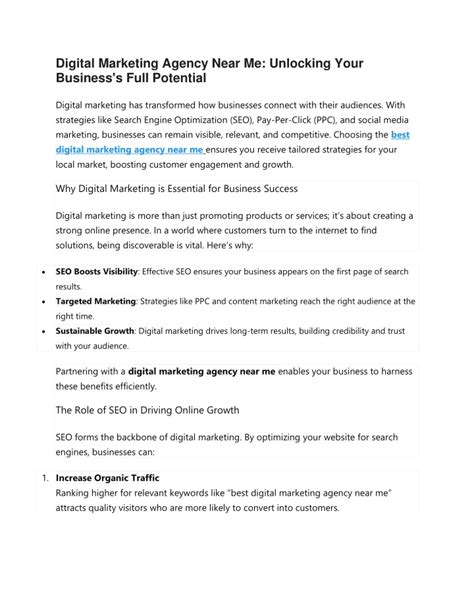Ppt Digital Marketing Agency Near Me Powerpoint Presentation Free