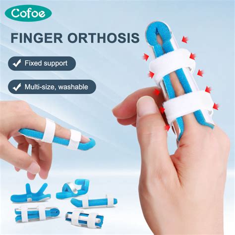 Cofoe Medical Trigger Finger Fixing Splint Straightener Finger Bone