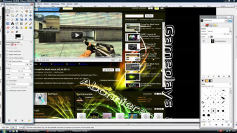 GIMP Tutorial YouTube Design Erstellen YouTube