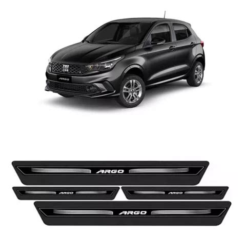 Kit Peças Adesivo Soleira Porta Fiat Argo Preto MercadoLivre