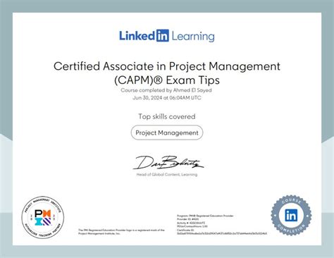 Ahmed El Sayed On Linkedin Certificate Of Completion Certified