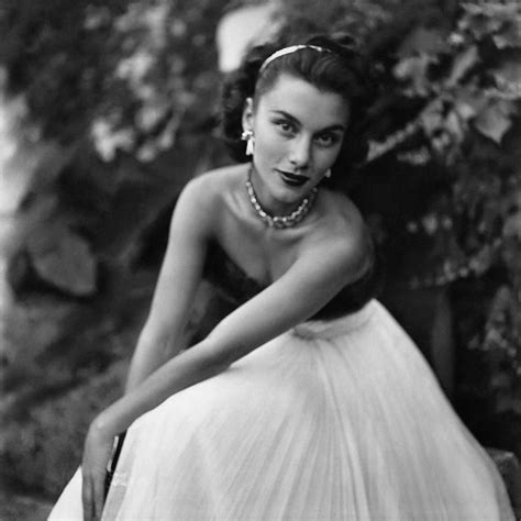 Linda Christian Wearing A Ball Gown Photograph By Clifford Coffin