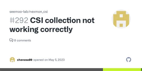 Csi Collection Not Working Correctly · Issue 292 · Seemoo Lab Nexmon Csi · Github