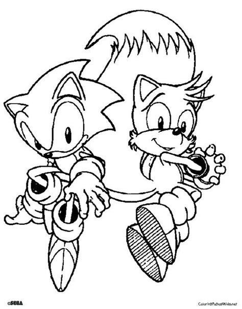 Sonic Tails Para Colorir~sonic E Tails Juntos Para Colorir ~ Imagens