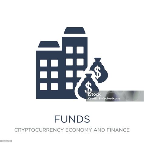 자금 아이콘입니다 Cryptocurrency 경제 및 금융 컬렉션에서 흰색 배경에 유행 평면 벡터 자금 아이콘 0명에 대한 스톡 벡터 아트 및 기타 이미지 Istock