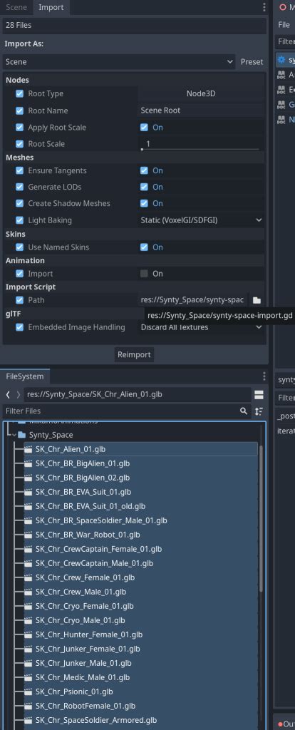 Adding Synty Characters To Godot Flemo Interactive