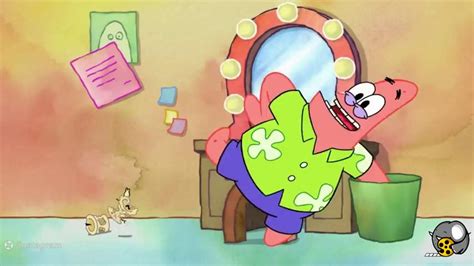 باب اسفنجی شلوار مکعبی پاتریک در زمان برای هدیه سفر می کند فیلو