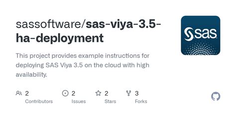 github sassoftware sas viya 3 5 ha deployment this project provides