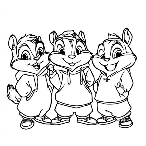 53 Dibujos Para Colorear De Alvin Y Las Ardillas Gratis