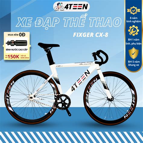 Cx8 02 Xe đạp địa Hình 4teen Fixger Cx 8 Khung Hợp Kim Nhôm Siêu Bền