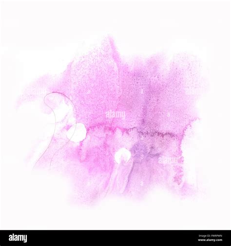 Ink Splatter Watercolour Dye Purple Pink Liquid Watercolor Macro Spot