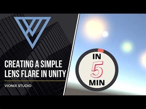 Creating Lens Flare In Unity Srp Urp Hdrp From Scratch Unity Tutorial