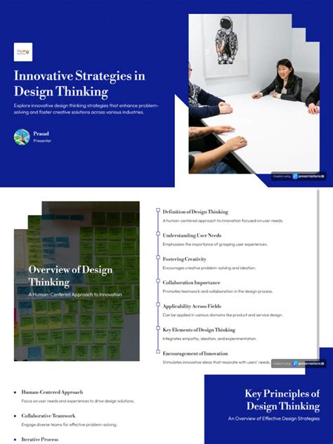 Effective Design Thinking Strategies Presentation Pdf