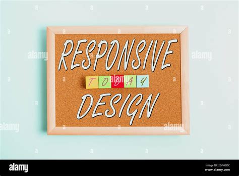 Conceptual Caption Responsive Design Word For Web Page Creation That