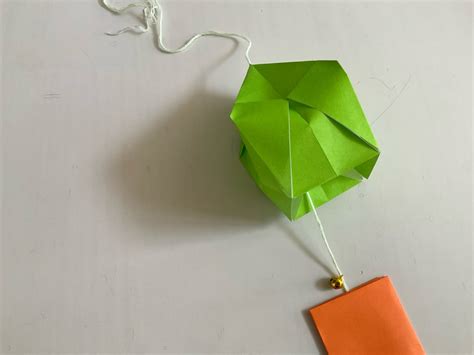 折り紙で風鈴立体の簡単な作り方折り方夏におすすめ かんたん工作折り紙選り好み