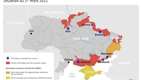 Guerre En Ukraine Notre Carte De Lévolution Du Conflit