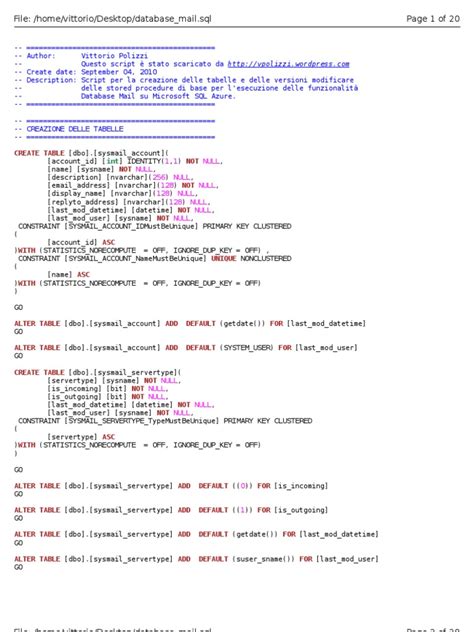 Database Mail Sql Download Free Pdf Database Transaction