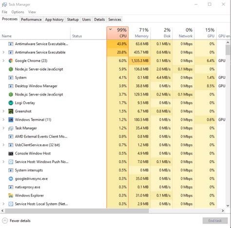 fix yarn npm install cause high cpu usage on antimalware service