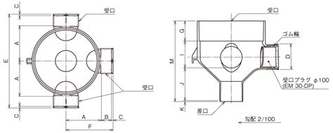 90°三方向合流ドロップ（差口） 縦型 アロン化成 管材製品サイト